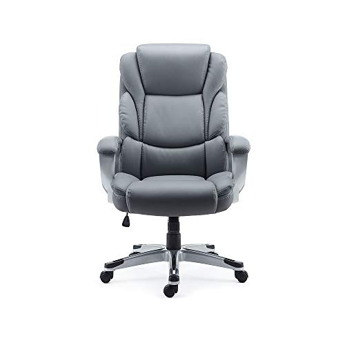 Staples 2712527 Mcallum Bonded Leather Managers Chair Gray