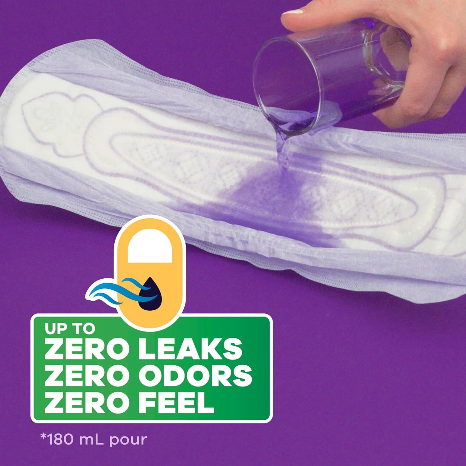 Always Discreet, Incontinence Light Pads, 3 Drops, 30 Pads each (Value Pack of 4)