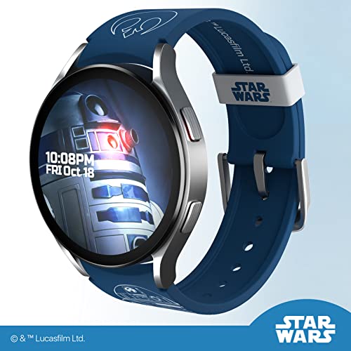 Star Wars - R2-D2 Droid Blueprints Smartwatch Band β Officially Licensed, Compatible with Samsung Watch (watch not included) - 20mm