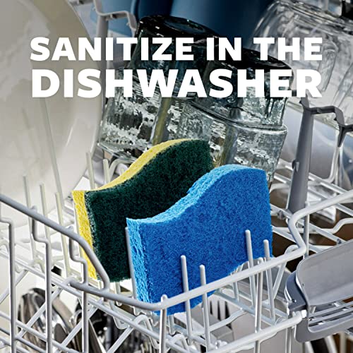 Scotch-Brite Heavy Duty Scrub Sponges, for Washing Dishes and Kitchen Use, 36 Scrub Sponges