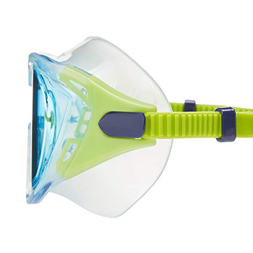 Speedo Unisex-Child Swim Goggles Proview Mask, Clear/Celeste