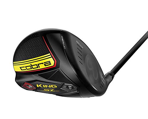 Cobra Golf 2020 Speedzone Driver Black-Yellow (Men's, Right Hand, Aldila Rogue Silver 60, Stiff Flex, 9.0)