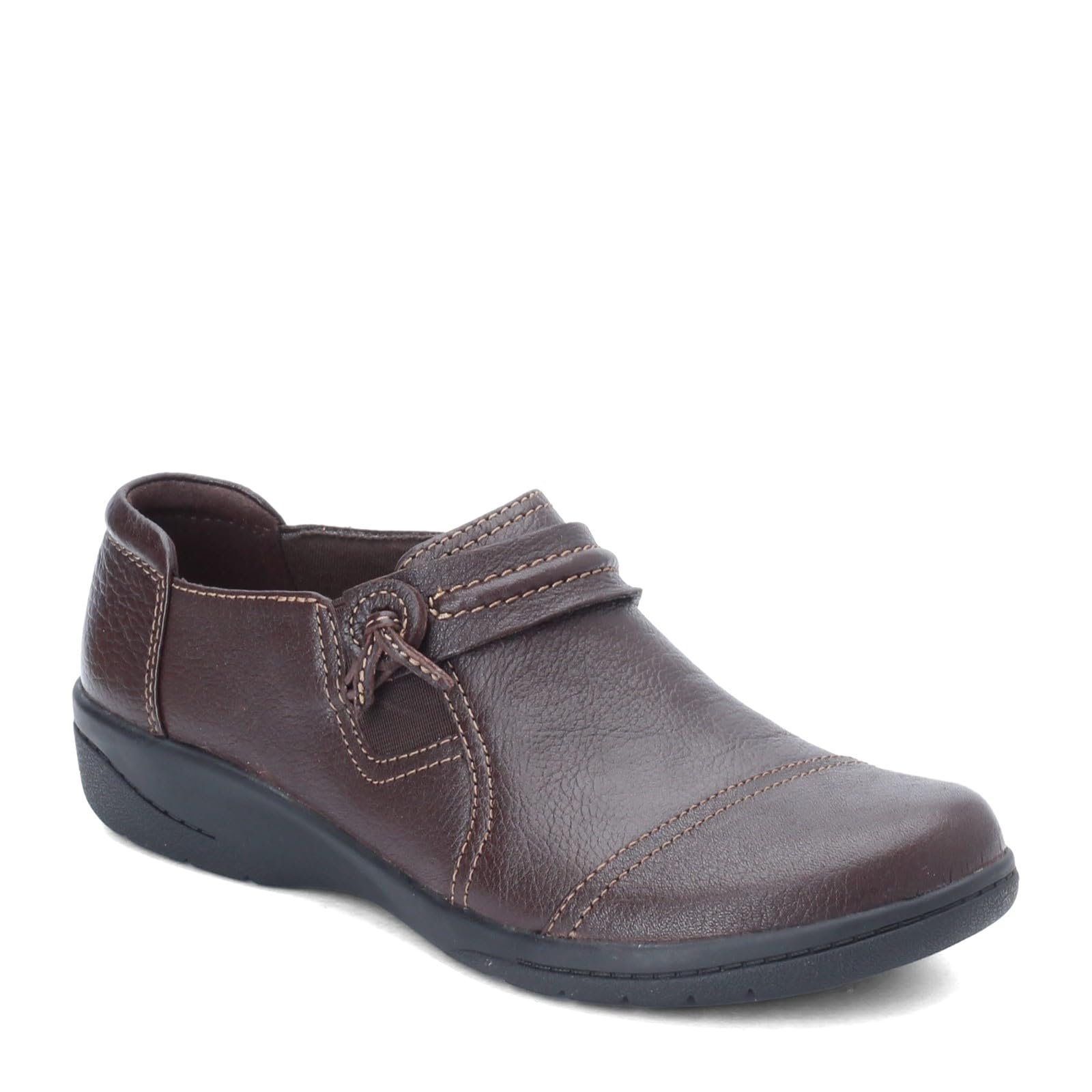 Clarks womens Cheyn Madi Slip On Loafer, Tan Tumbled Leather, 5 US