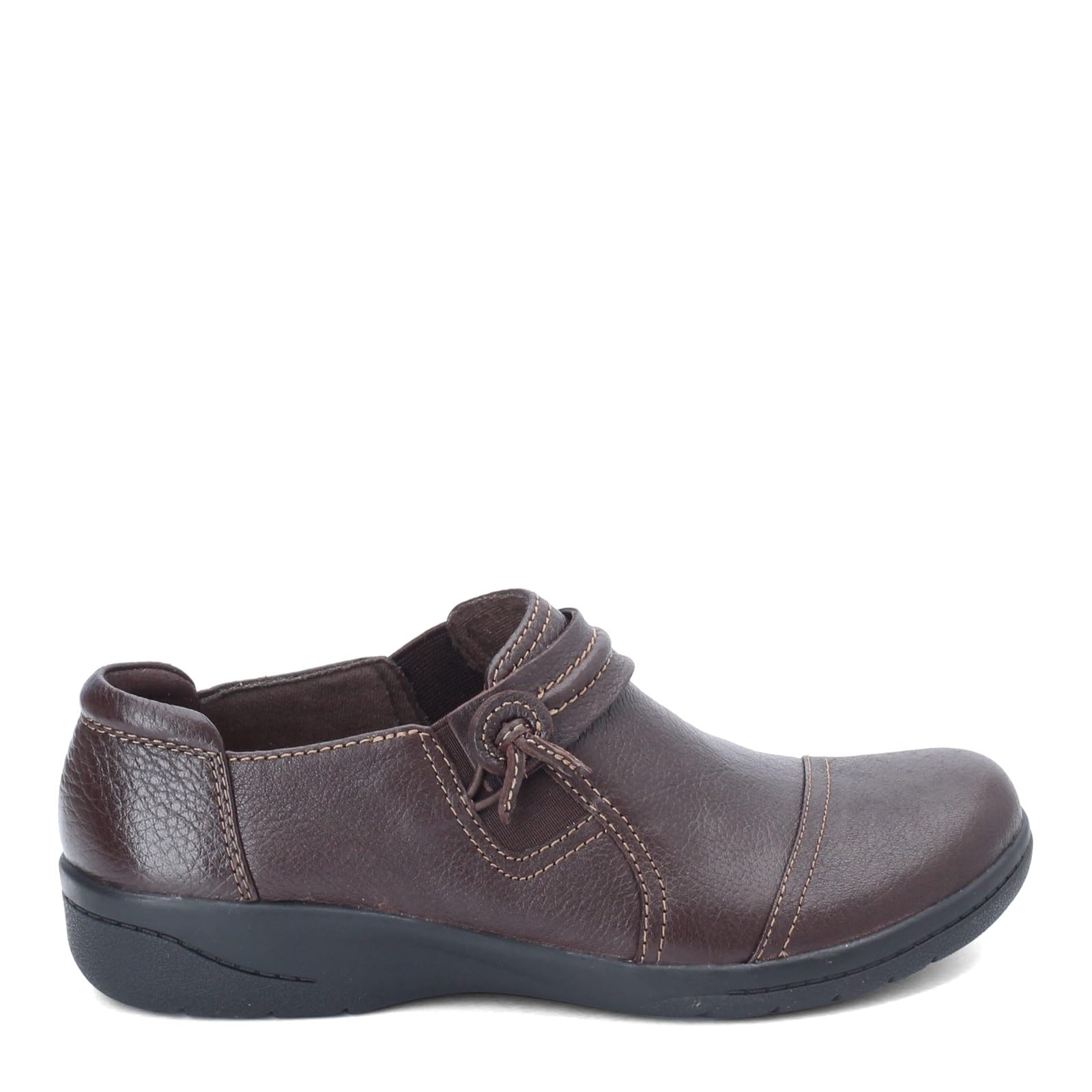 Clarks womens Cheyn Madi Slip On Loafer, Tan Tumbled Leather, 5 US