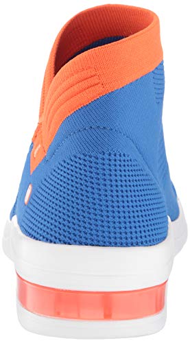 BZees Womens Romance Orange Blue Booties 7 M