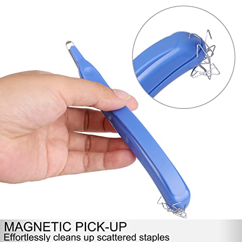 Gowall 3 Pack Magnetic Staple Remover Professional & Labor-Saving Staple Remover Tool Universal Staple Puller Remover Easy Grip Staple Remover Stick for Office School and Home, Multiple Colour