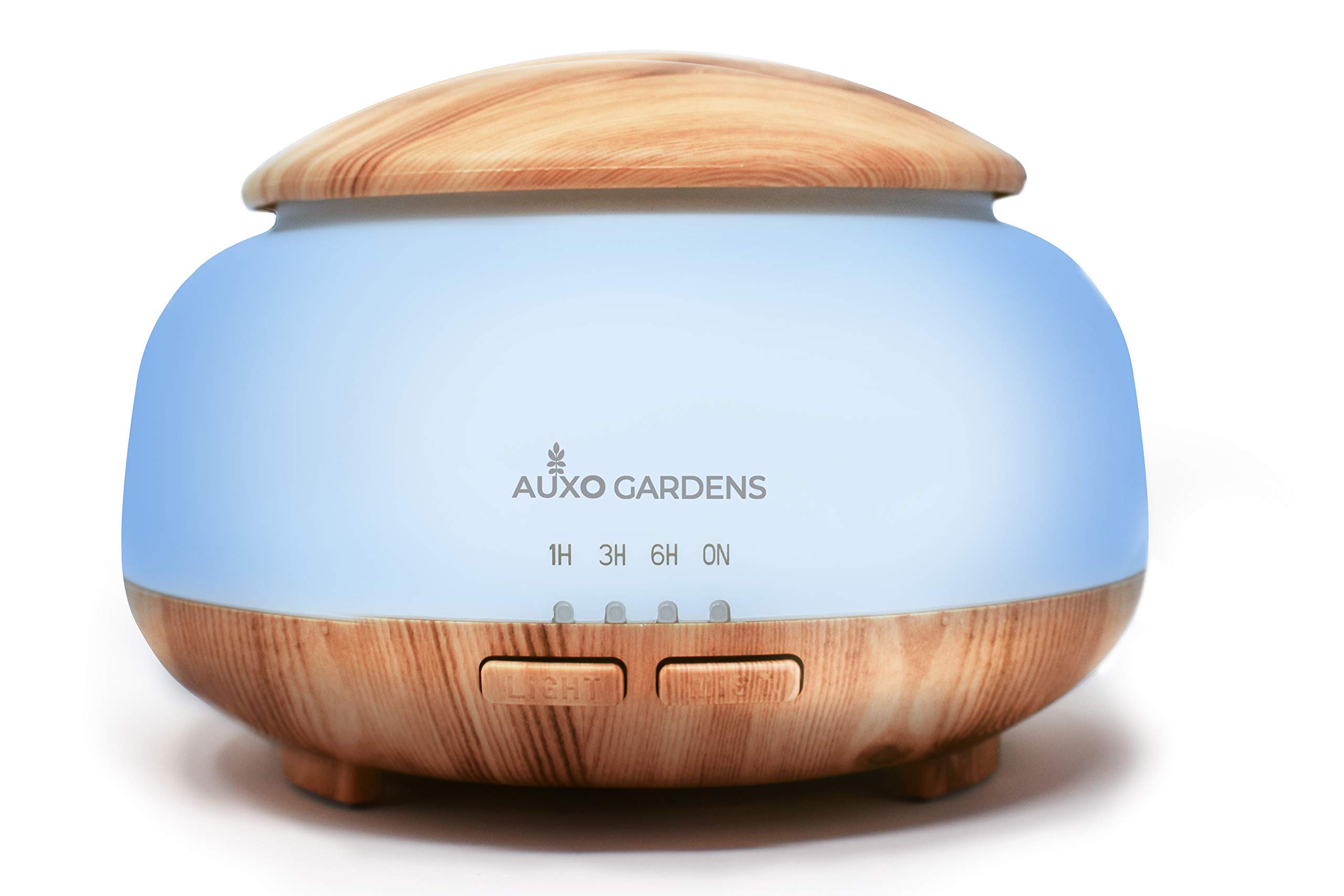 Ultrasonic Aromatherapy Essential Oil Diffuser, 300ml Cool Mist Humidifier with 7 Color LED Lights Changing and Waterless Auto Shut-off for Office Home Bedroom Living Room Study Yoga Spa
