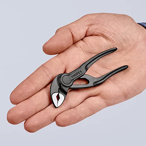 KNIPEX Cobra® XS Water Pump Pliers grey atramentized, embossed, rough surface 100 mm 87 00 100