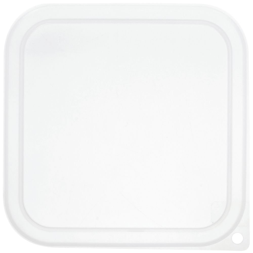 Cambro SFC2SCPP Cambro Square Seal Lid for 2 and 4 Qt. Capacity Clear Camwear Containers
