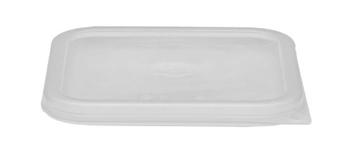 Cambro SFC2SCPP Cambro Square Seal Lid for 2 and 4 Qt. Capacity Clear Camwear Containers
