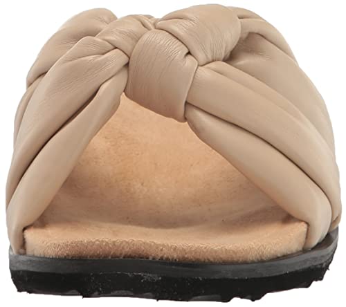 Easy Street Women's Suzanne Slide Sandal, Natural, 9 Wide