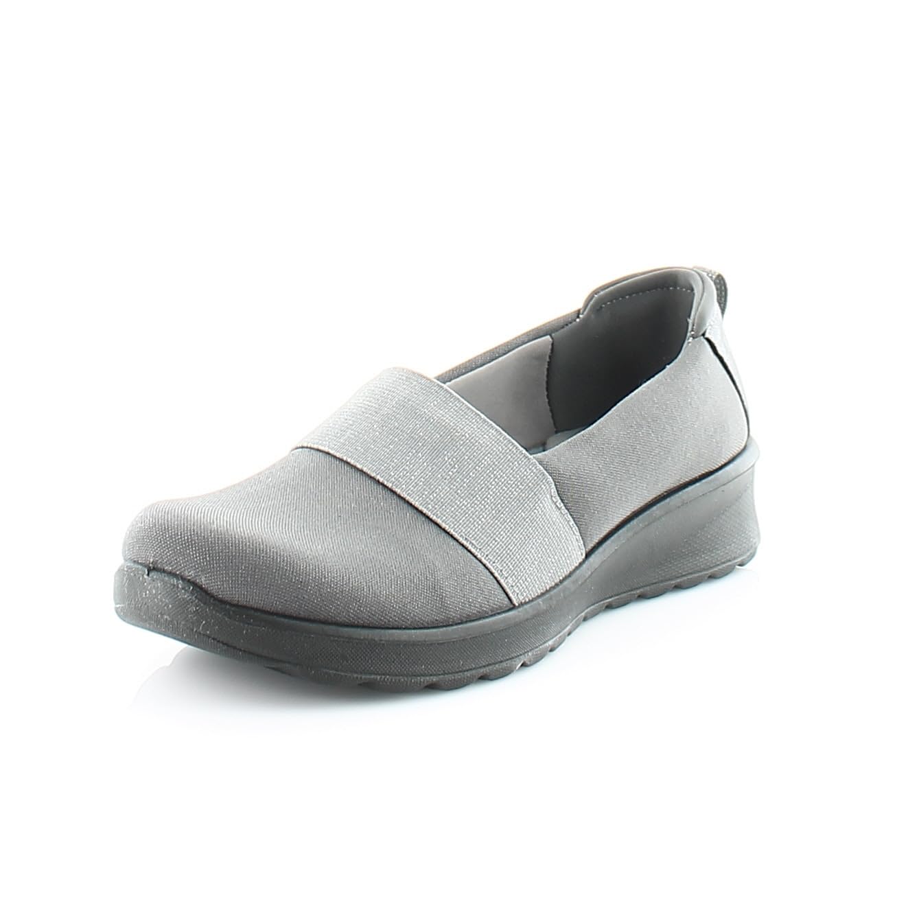 BZees Womens Gracie Slip On Granite Grey 8 M