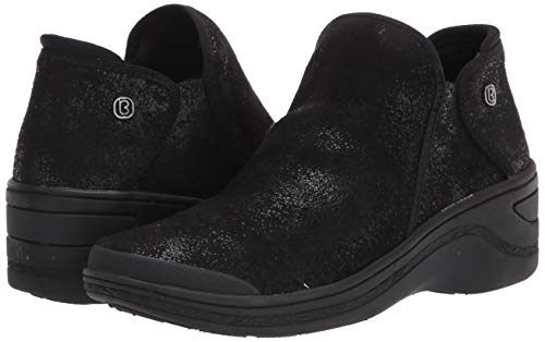 BZees Women's Domino Ankle Boot, Black Fabric, 8
