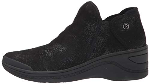 BZees Women's Domino Ankle Boot, Black Fabric, 8
