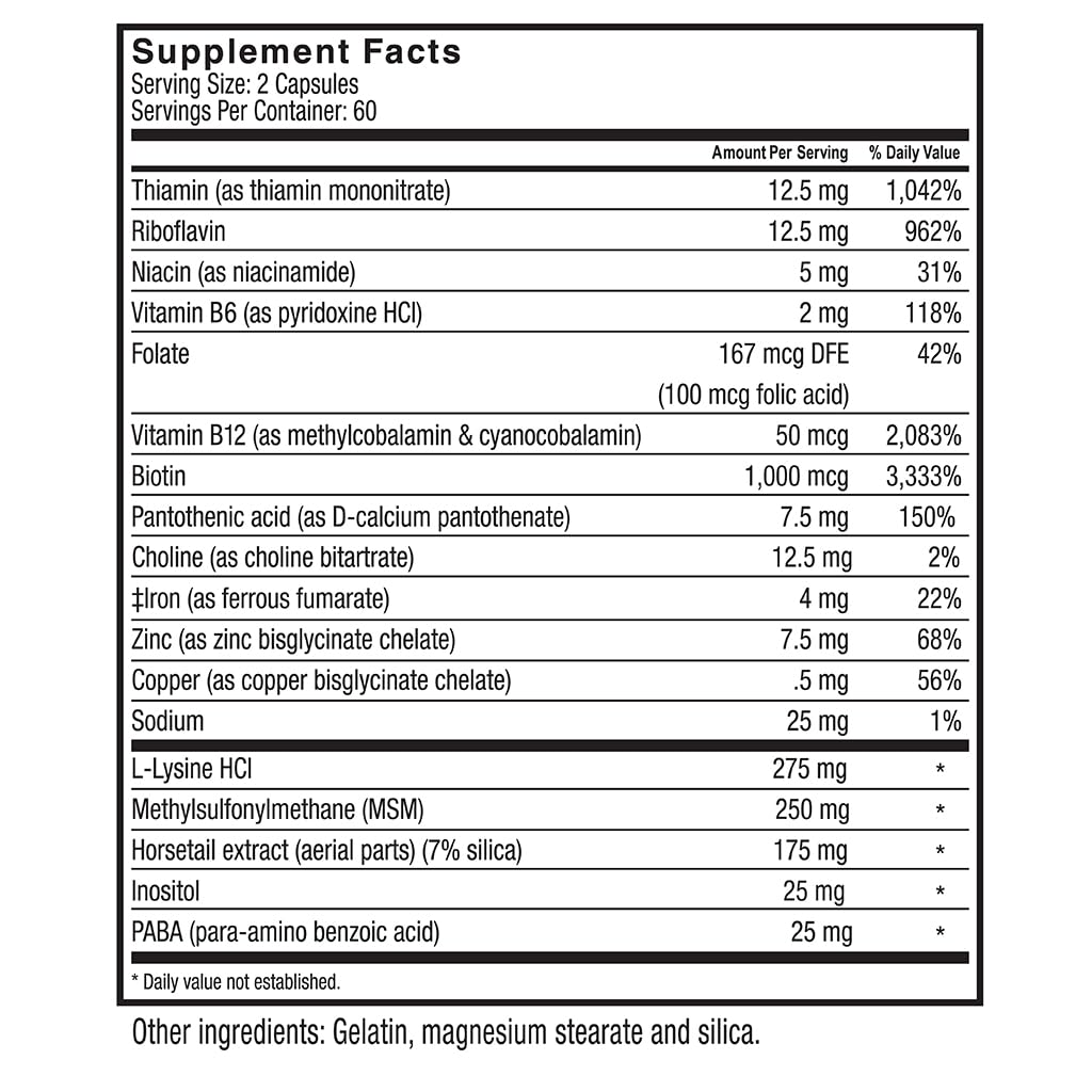 Celebrate Vitamins Hair, Skin and Nails - 120 Capsules