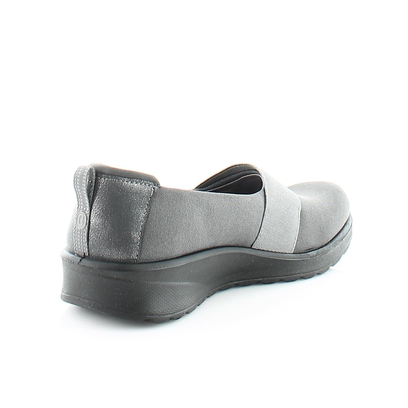 BZees Womens Gracie Slip On Granite Grey 8 M