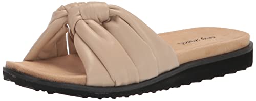 Easy Street Women's Suzanne Slide Sandal, Natural, 9 Wide