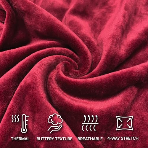 ALWAYS Women's Velvet Velour Joggers - Solid Basic Premium Soft Stretch Warm Winter Sweatpants Pants Brown XL