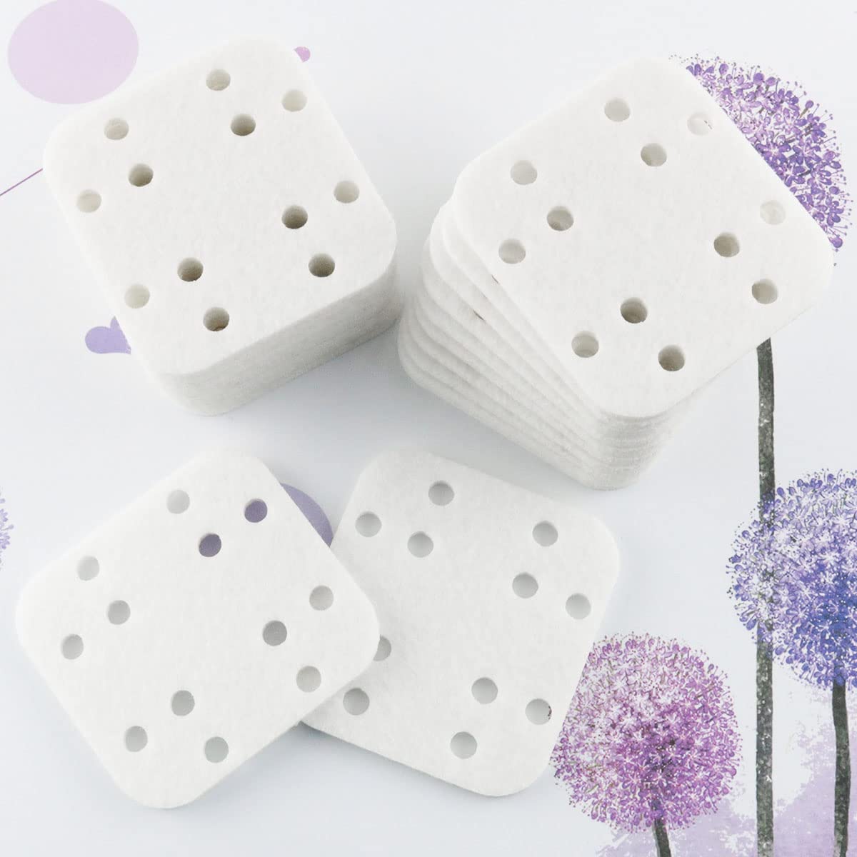 Humidifier Filter Pad ITROLLE 20PCS Square Style Nylon White Mineral Absorption Pads Replacement Descaling Pad for LEVOIT LV600HH Humidifier Mineral Filter Pad