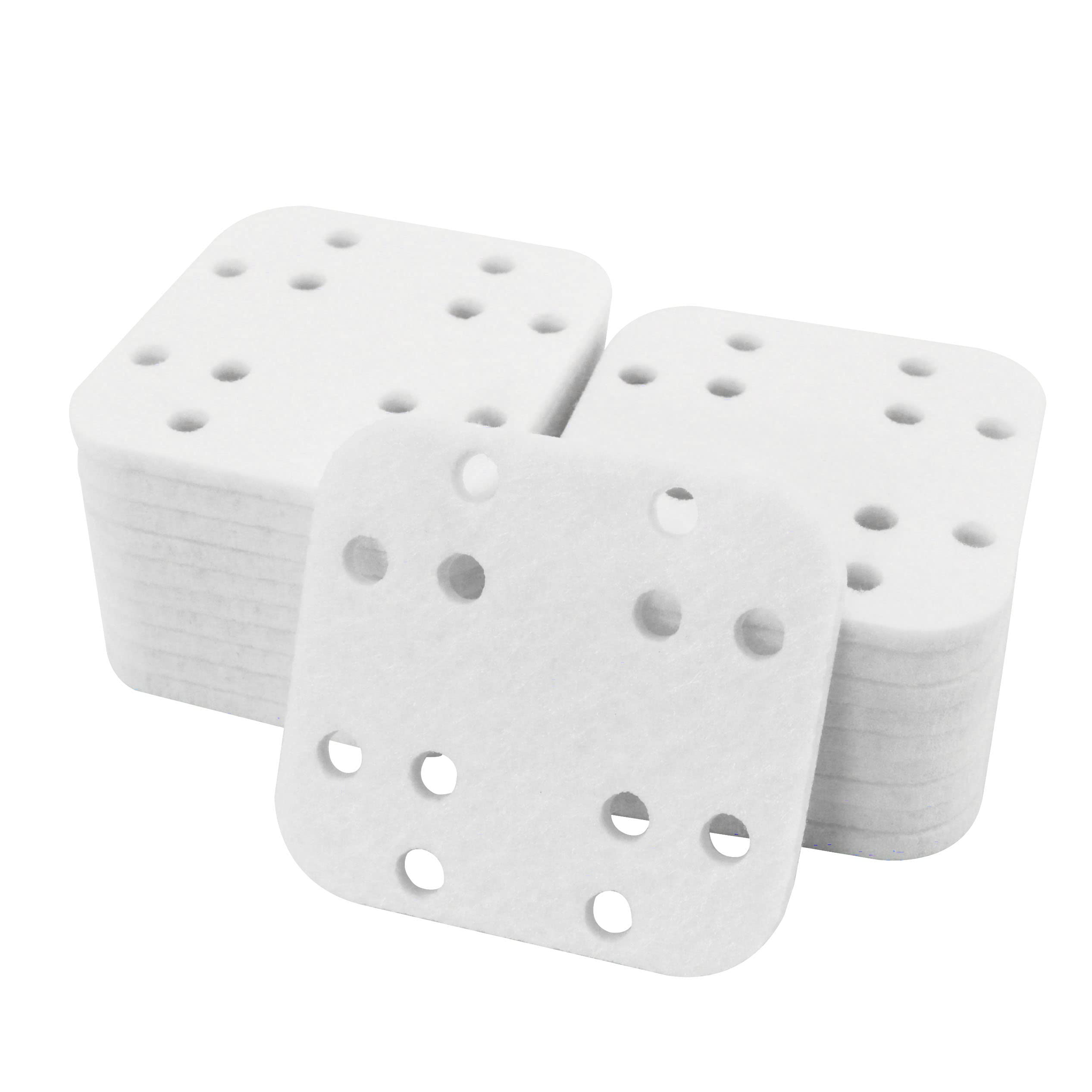 Humidifier Filter Pad ITROLLE 20PCS Square Style Nylon White Mineral Absorption Pads Replacement Descaling Pad for LEVOIT LV600HH Humidifier Mineral Filter Pad