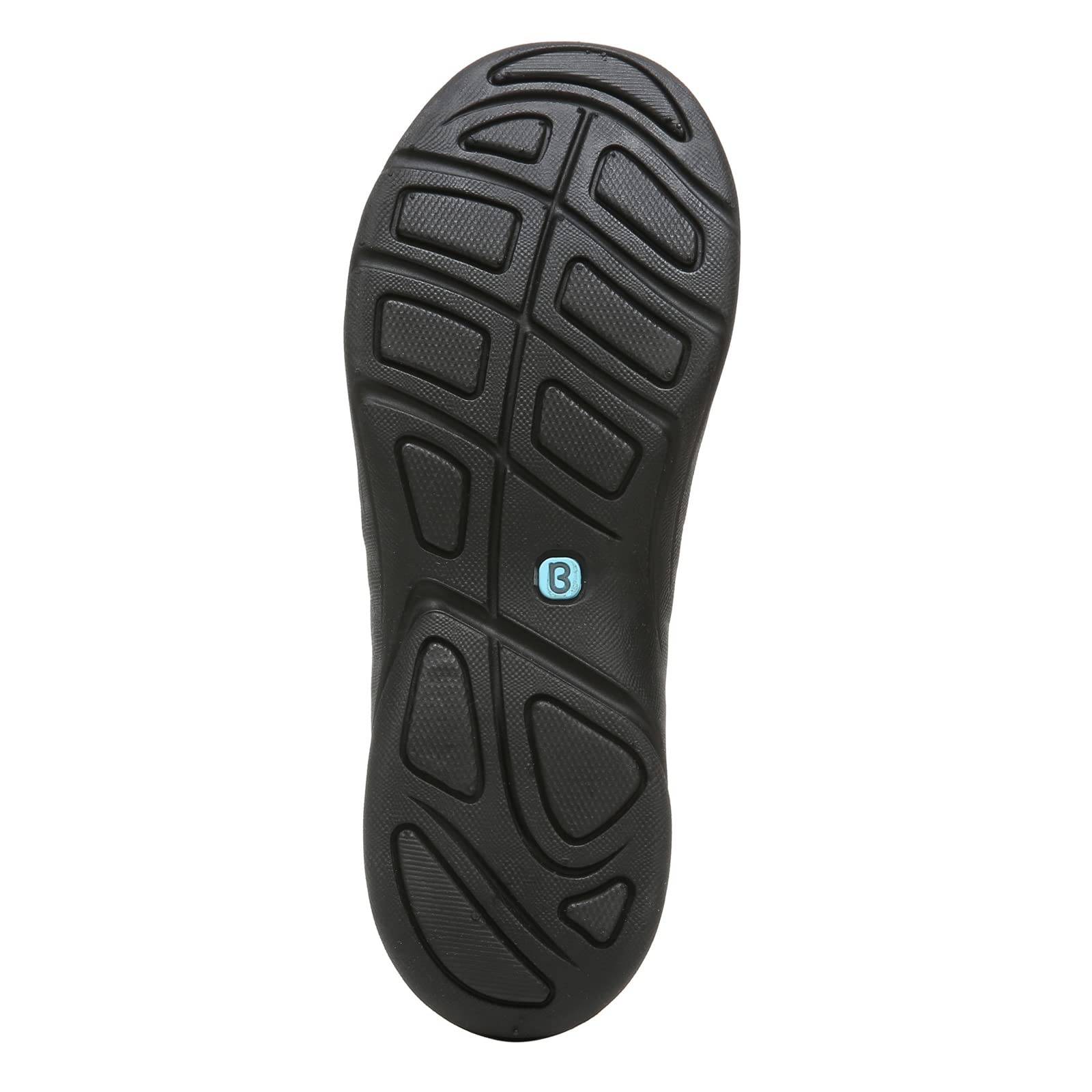 BZees Women's Legato Slip-On Flat Ballet, Black, 8