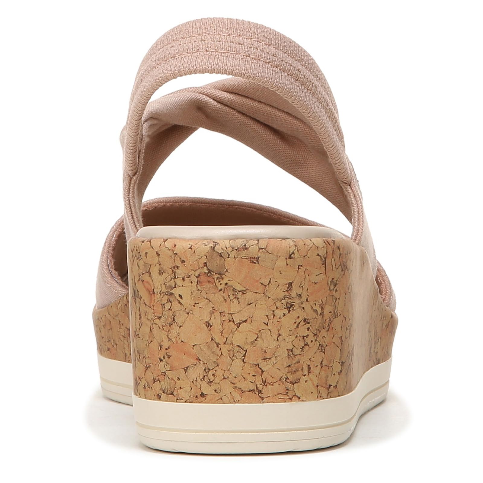 BZees Womens Remix Slingback Wedge Sandal, Brown Linen, 8.5 US