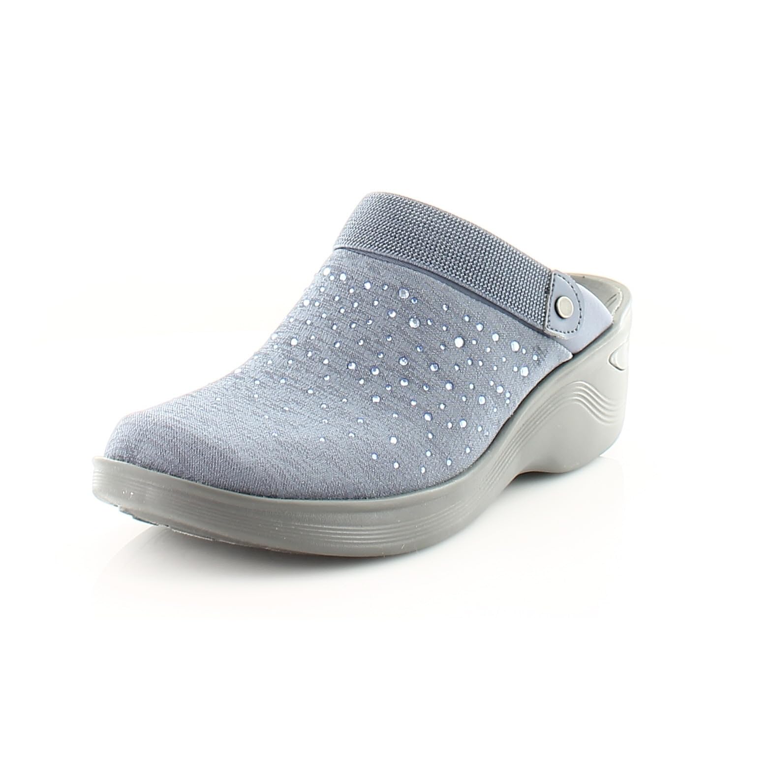 BZees Women's Dashingbrigh Folkstone Blue Rhinestone Fabric
