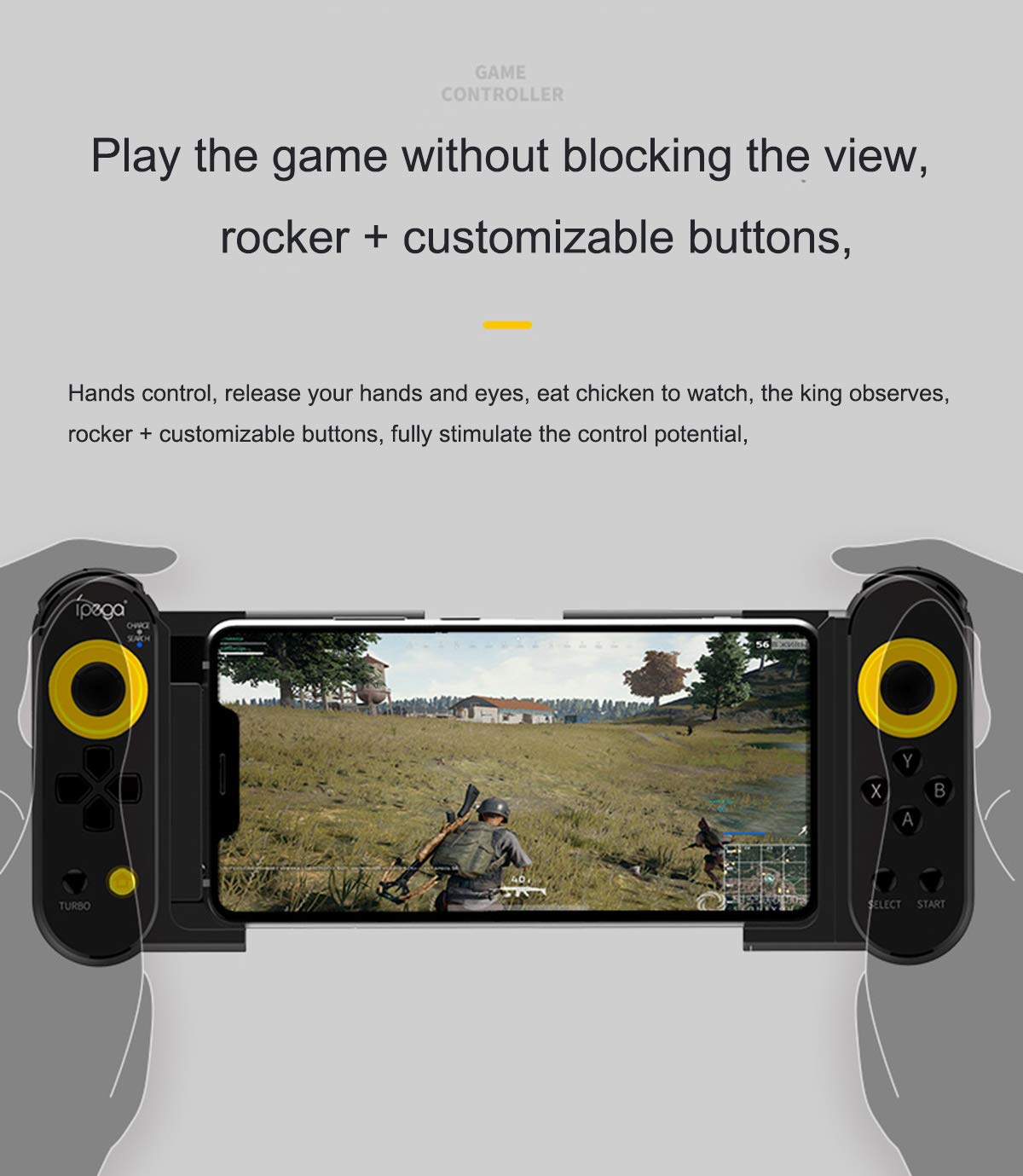 ipega-PG-9167 phone Wireless game controller for iPhone14/13/12/11/X,XR/ipad for Galaxy S23/S22/S21/S10+/ Note20/10,LG,one Plus,Android Smartphone Tablet (Android 6.0+ IOS13.0+MFI)