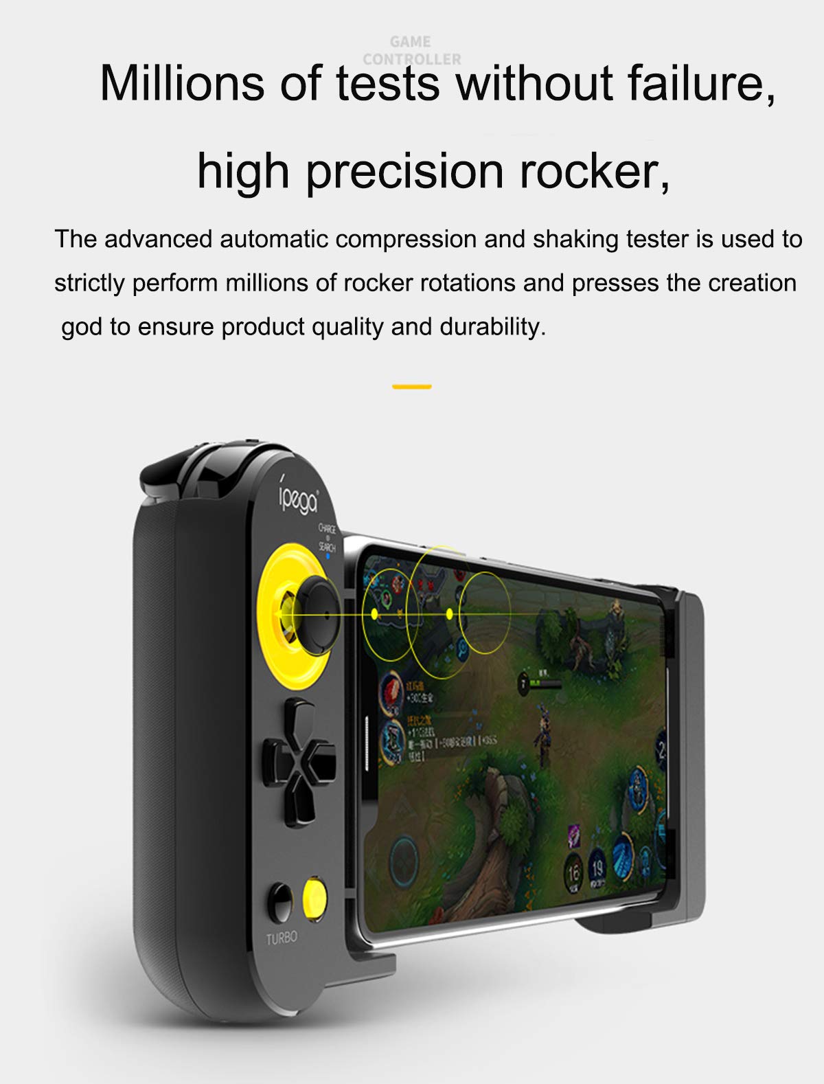 ipega-PG-9167 phone Wireless game controller for iPhone14/13/12/11/X,XR/ipad for Galaxy S23/S22/S21/S10+/ Note20/10,LG,one Plus,Android Smartphone Tablet (Android 6.0+ IOS13.0+MFI)