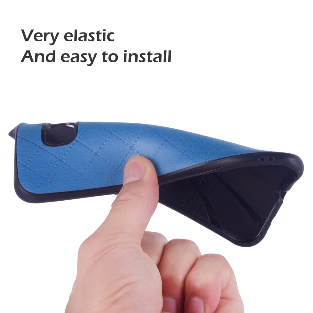 ELISORLI Compatible with Samsung Galaxy S20 FE Gaxaly S 20 FE 5G UW 6.5 inch Case Rugged Thin Cell Anti-Slip Fit Rubber TPU Mobile Phone Cover for Glaxay S20FE5G S20FE 20S Fan Edition 4G G5 Men Blue