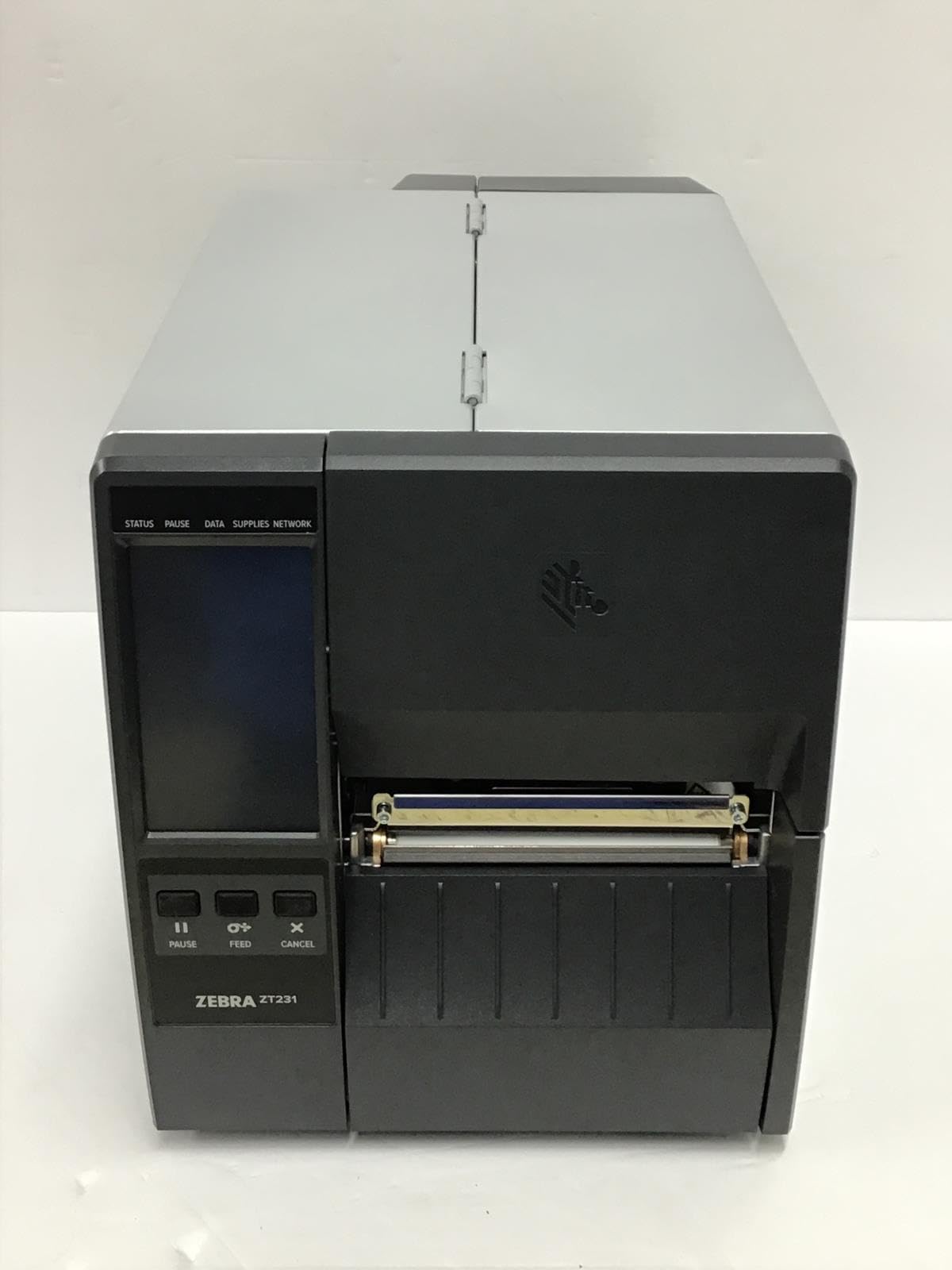 ZEBRA ZT23142-T01000FZ, ZT231 Upgraded Version of ZT230 Thermal Transfer Industrial Printer, 203 dpi Print Width 4 in Ethernet Bluetooth Serial USB, Includes: Touch Display, Tear Bar