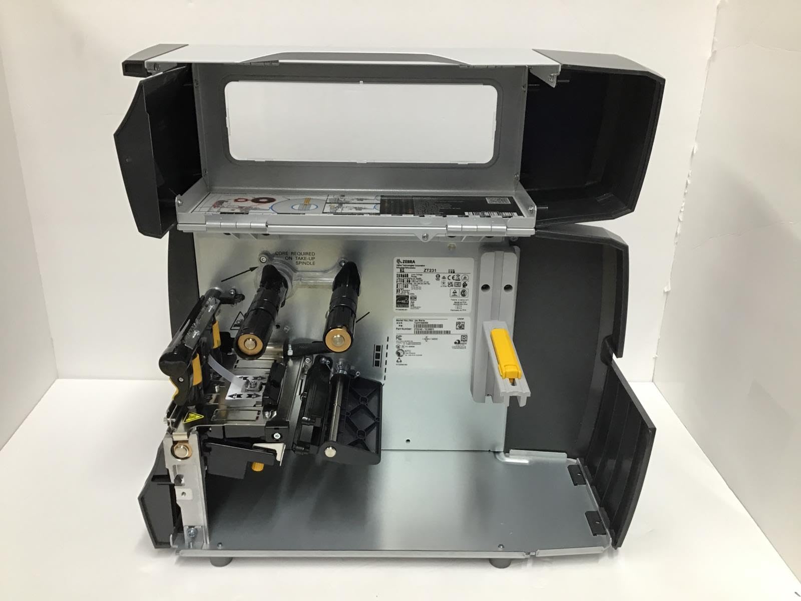 ZEBRA ZT23142-T01000FZ, ZT231 Upgraded Version of ZT230 Thermal Transfer Industrial Printer, 203 dpi Print Width 4 in Ethernet Bluetooth Serial USB, Includes: Touch Display, Tear Bar