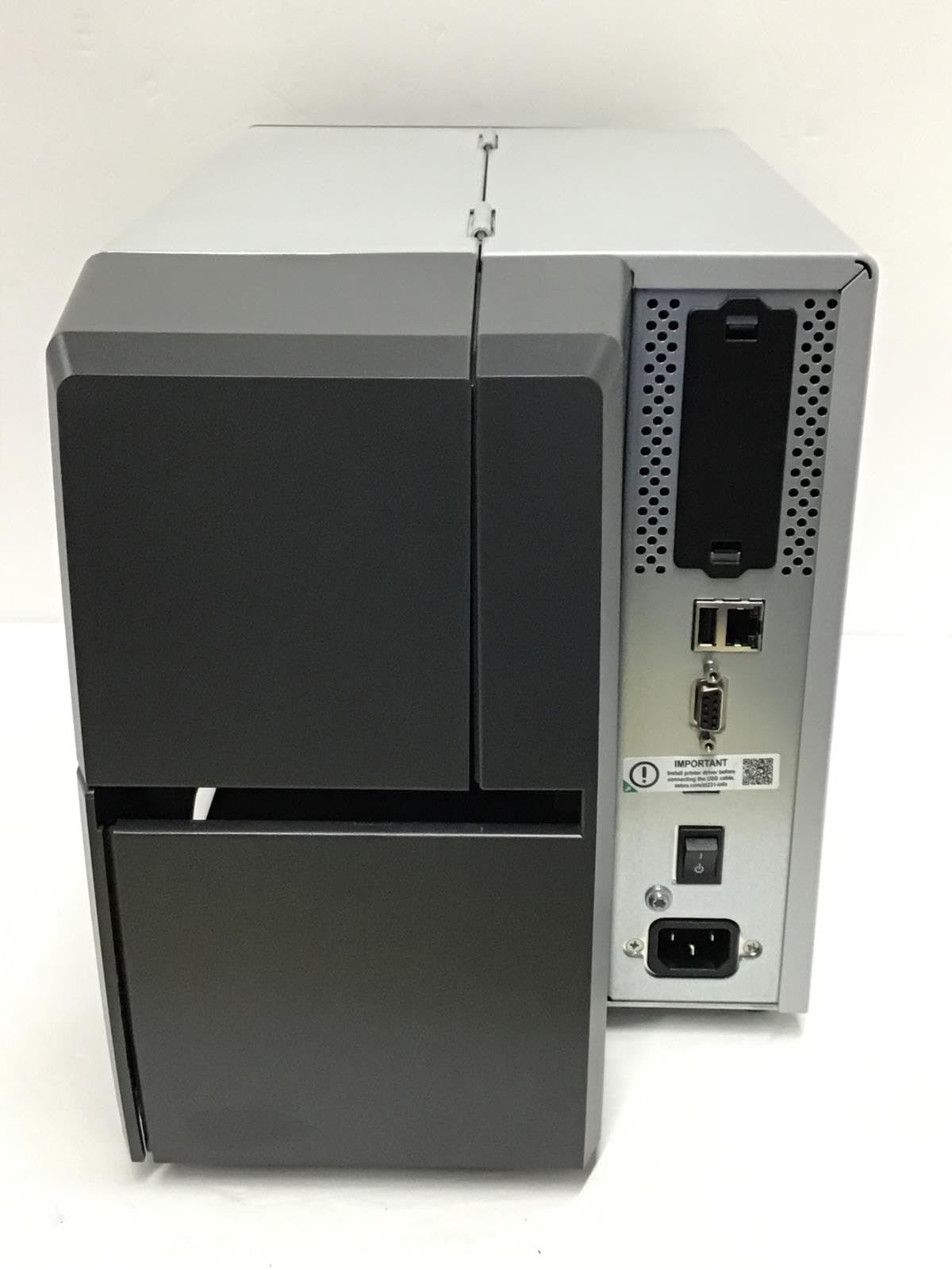 ZEBRA ZT23142-T01000FZ, ZT231 Upgraded Version of ZT230 Thermal Transfer Industrial Printer, 203 dpi Print Width 4 in Ethernet Bluetooth Serial USB, Includes: Touch Display, Tear Bar