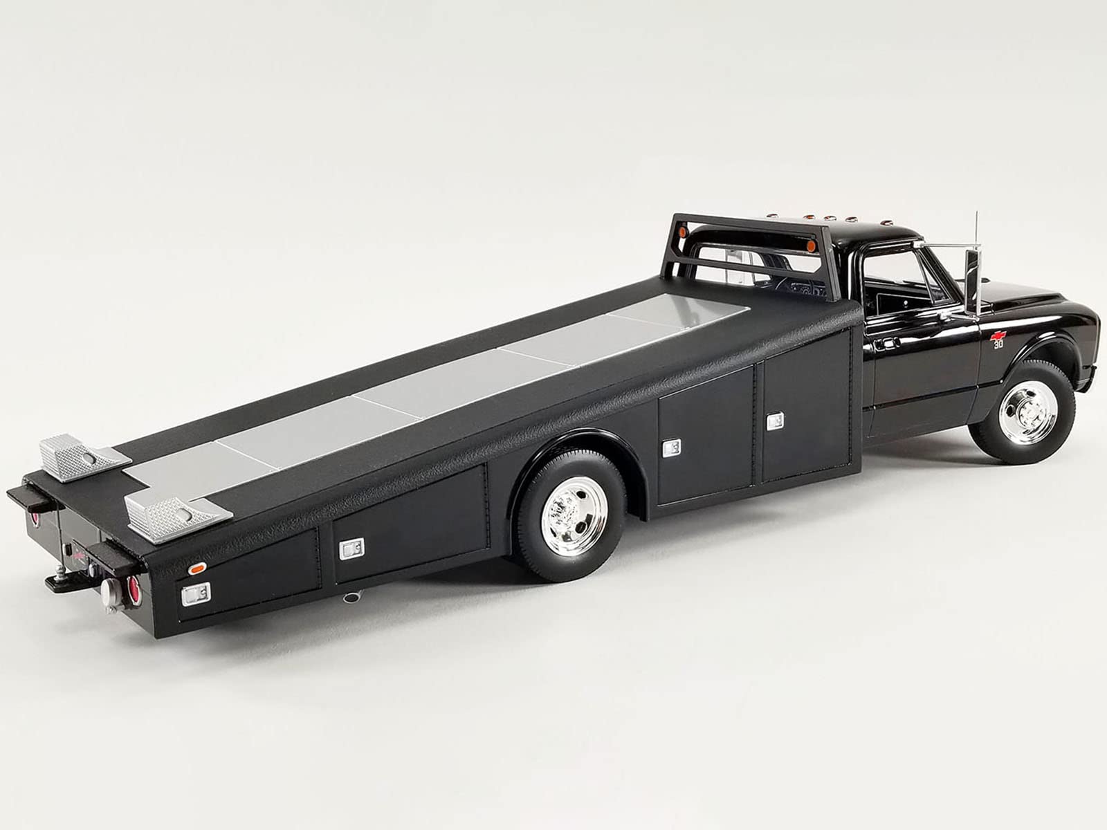 1967 Chevy C-30 Ramp Truck Black Limited Edition to 476 Pieces Worldwide 1/18 Diecast Model Car by Acme A1801710