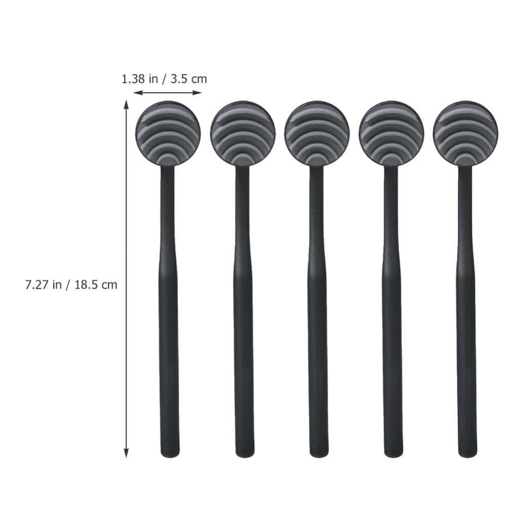 EXCEART 5pcs scraper tool silicone spatula cleaning brush household brush cleaners for adults breath freshening cleaners scrubber 2 in 1 gel cream plastic