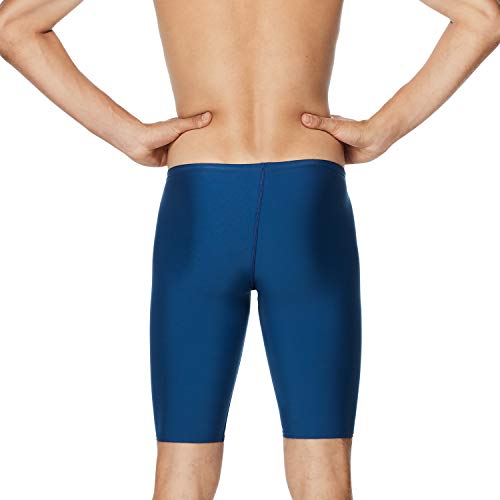 Speedo mens Swimsuit Endurance+ Solid Usa Adult athletic swim jammers, Navy, 34 US