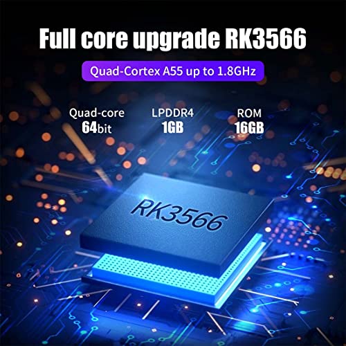 RG353PS Handheld Game Console Built-in 15000 Games, 16+64G 3.5-Inch Retro Video Gaming Console Arcade Emulator, Support WiFi Online Battle & Bluetooth Gamepad, Linux System, RK3566