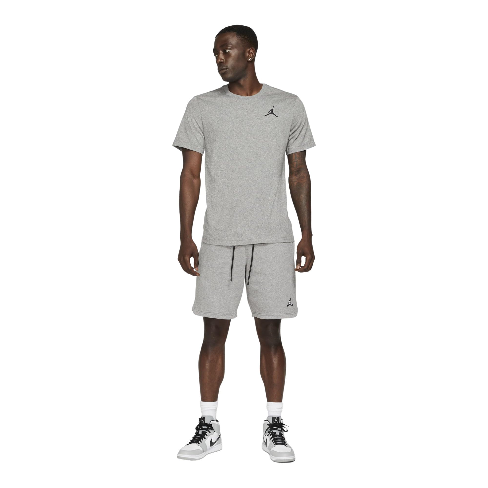 Jordan Men's Carbon Heather Essentials Fleece Shorts - S