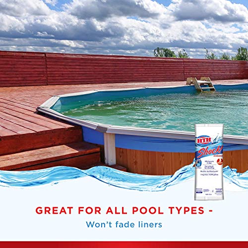 HTH 52017 Shock Treatment Swimming Pool Chlorine Cleaner, 13.3 oz, Regular