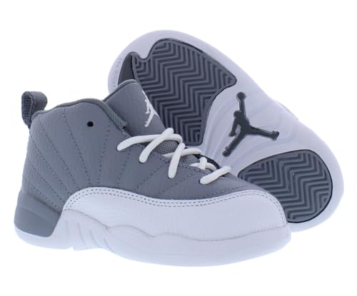 Jordan Baby Boy's 12 Retro (Infant/Toddler) Stealth/White/Cool Grey 5 Toddler M