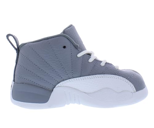 Jordan Baby Boy's 12 Retro (Infant/Toddler) Stealth/White/Cool Grey 5 Toddler M