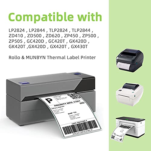 Anylabel Compatible 4" x 6" Direct Thermal Label Replacement for DYMO 1744907 Postage Address Shipping Compatible with Dymo 4XL, Rollo & Zebra Printer Permanent Adhesive (12 Rolls, 220 Labels/Roll)