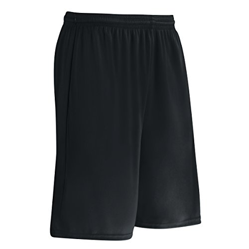 CHAMPRO Women's Standard Clutch Basketball Shorts, Black, Medium