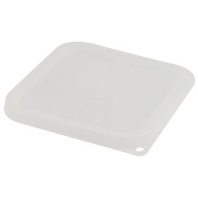 Cambro SFC6SCPP Cambro Square Seal Lid for 6 and 8 Qt. Capacity Clear Camwear Containers