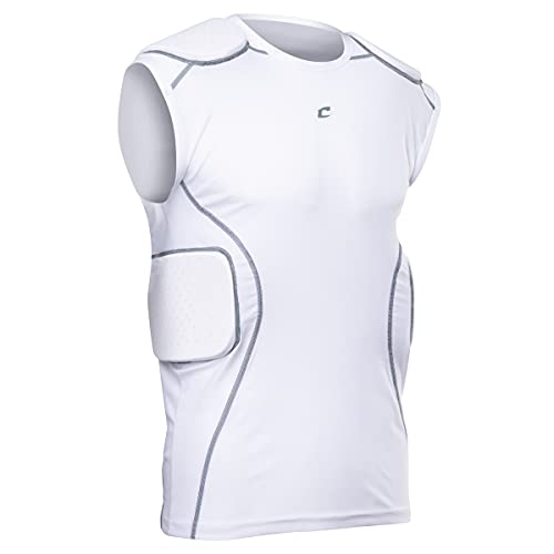 CHAMPRO Formation Football Padded Sleeveless Compression Shirt
