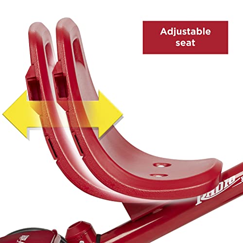 Radio Flyer Pedal & Push 4-in-1 Stroll ' N TrikeĀ®, Red Tricycle, for Toddlers Ages 1-5 (Amazon Exclusive), Toddler Bike
