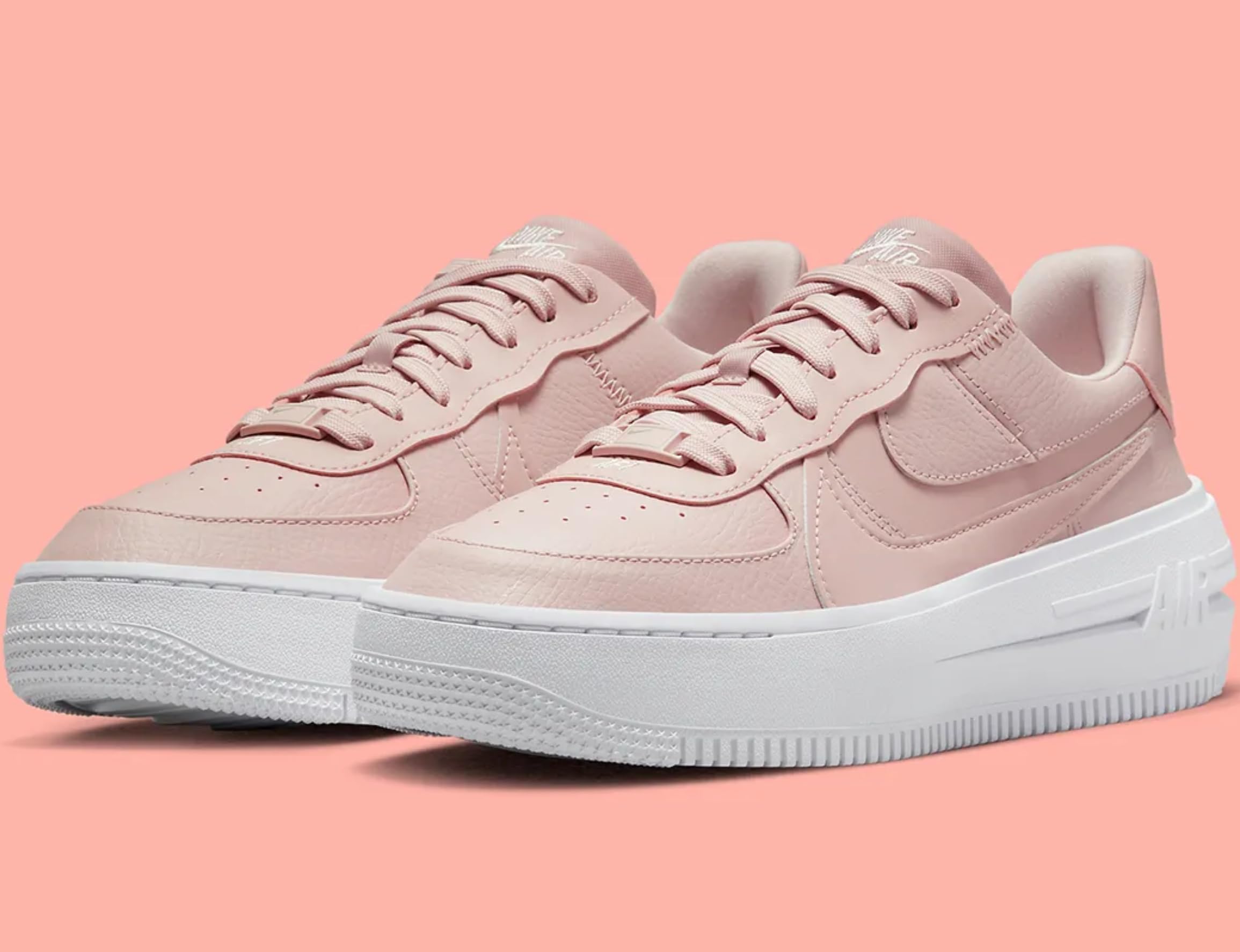 Nike Women's Air Force 1 PLT.AF.ORM Pink Oxford/Light Soft Pink (DJ9946 602) - 7.5