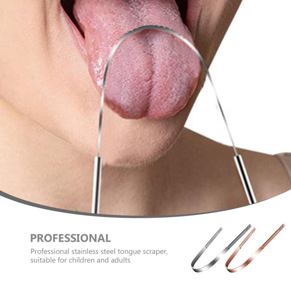 2pcs Scraper Oral Cleaning Tools Coating Cleaning Scraper Oral Care Cleaning Tool Cleaning Scrapers Cleaners Dental Supplies