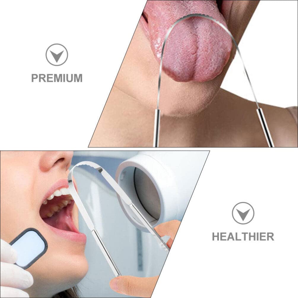 2pcs Scraper Oral Cleaning Tools Coating Cleaning Scraper Oral Care Cleaning Tool Cleaning Scrapers Cleaners Dental Supplies