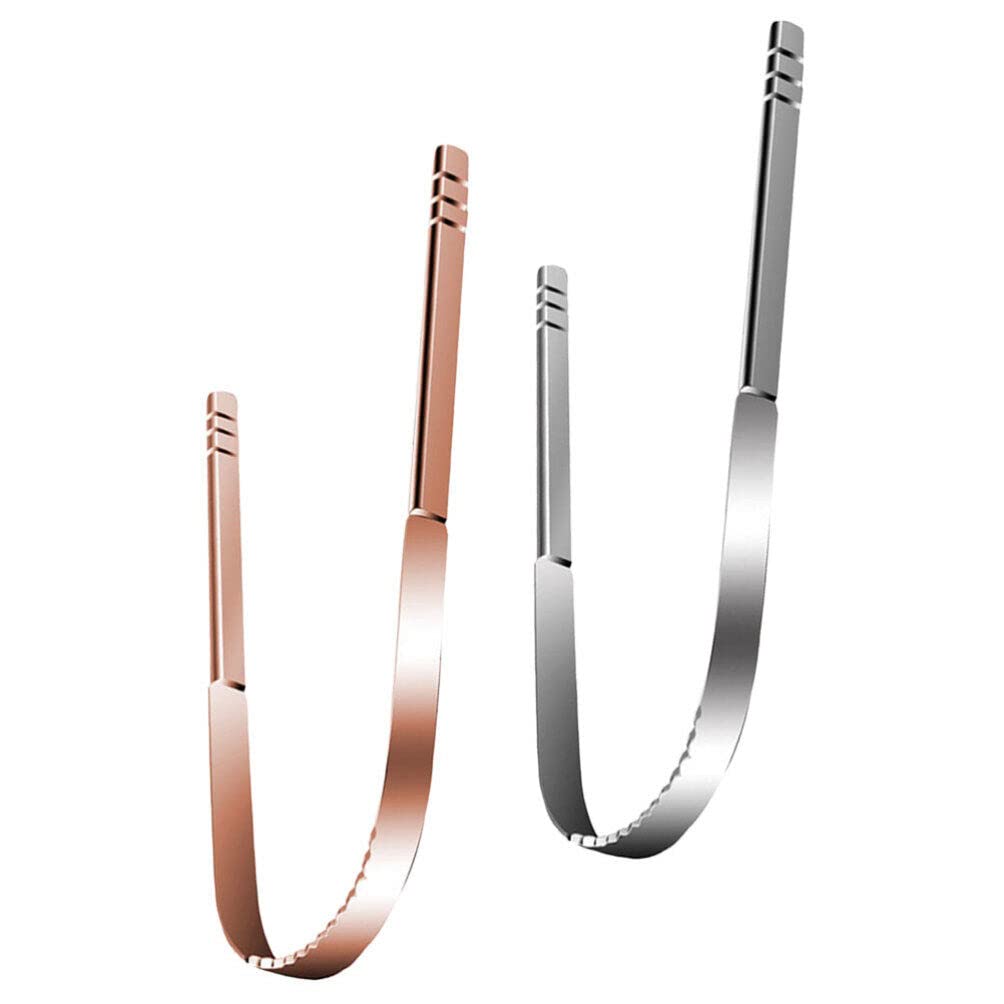 2pcs Scraper Oral Cleaning Tools Coating Cleaning Scraper Oral Care Cleaning Tool Cleaning Scrapers Cleaners Dental Supplies